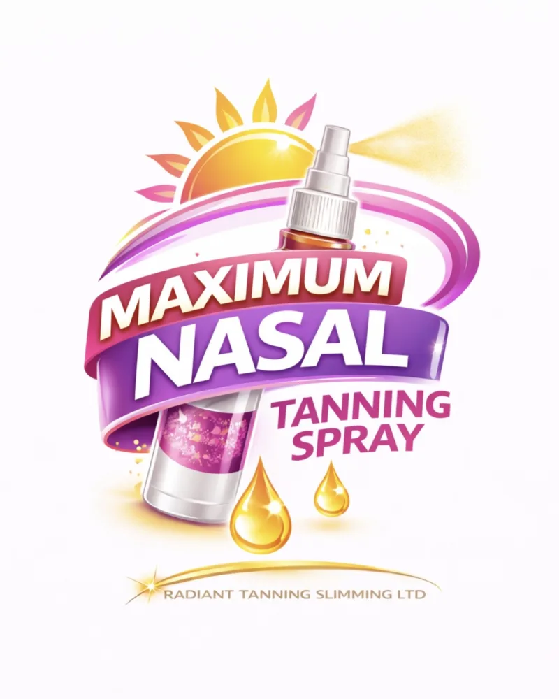 MAXIMUM 40mg NASAL TANNING SPRAY – Radiant tanning slimming