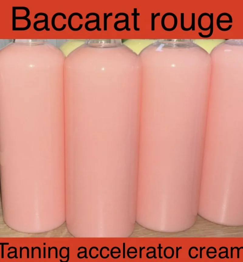 Baccarat rouge tanning accelerator cream – Radiant TS